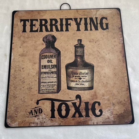 Holiday | Terrifying And Toxic Halloween Sign | Poshmark